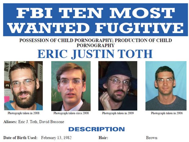 Eric Justin Toth replaces bin Laden on FBI Most Wanted list | National Post