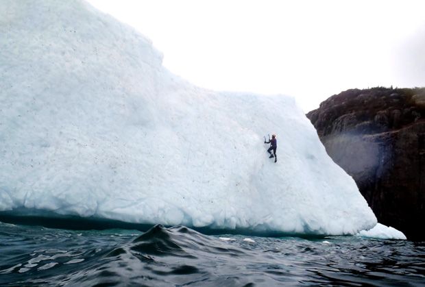 Why do you want to climb an iceberg? Because it's there, of course ...