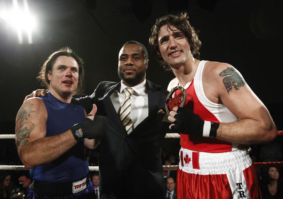 Justin Trudeau beats Patrick Brazeau in Fight for the Cure boxing match ...