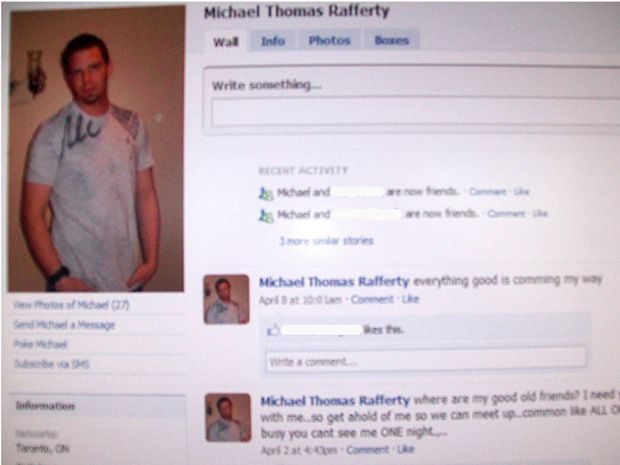 Michael Rafferty's phone record shows gap during Tori Stafford ...