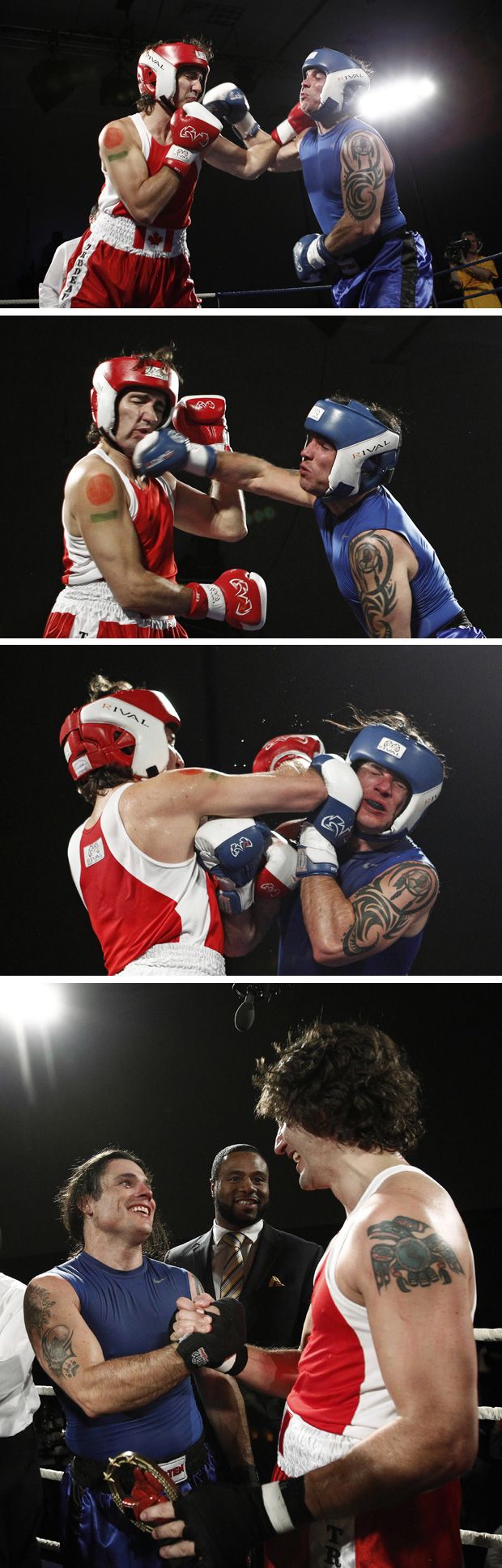 Justin Trudeau boxing match win over Patrick Brazeau as reported by ...