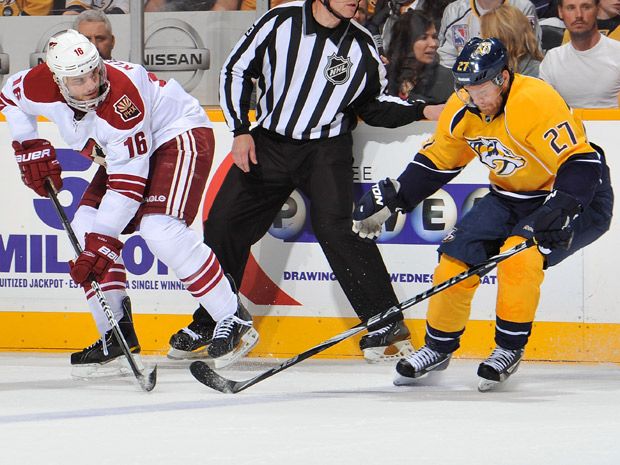 NHL playoffs 2012: Phoenix Coyotes' Rostislav Klesla to face hearing ...