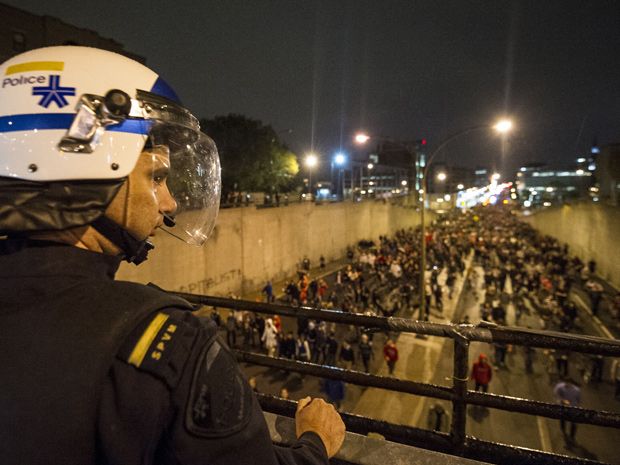 122 Quebec tuition protesters arrested in raucous night before proposed ...