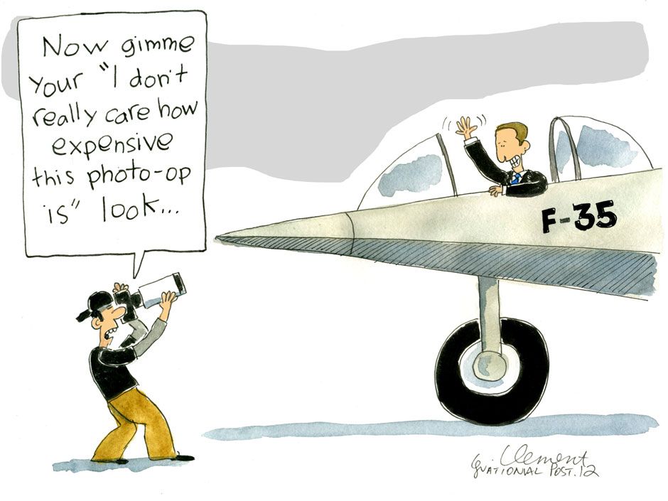 Gary Clement on the $47,000 F-35 photo op | National Post