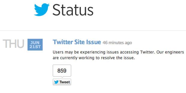 Is Twitter down? Microblog uses Tumblr to explain 'site issues ...