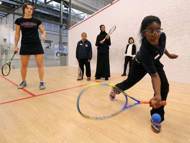 Urban Squash brings two dozen kids from Jane-Finch to The Adelaide Club ...