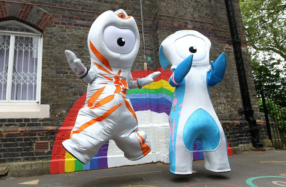 Photos: Creepy Olympic mascots take over London | National Post