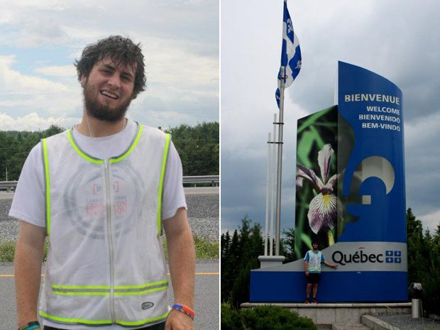 Alberta man Curtis Hargrove arrested on charity run by Quebec police ...