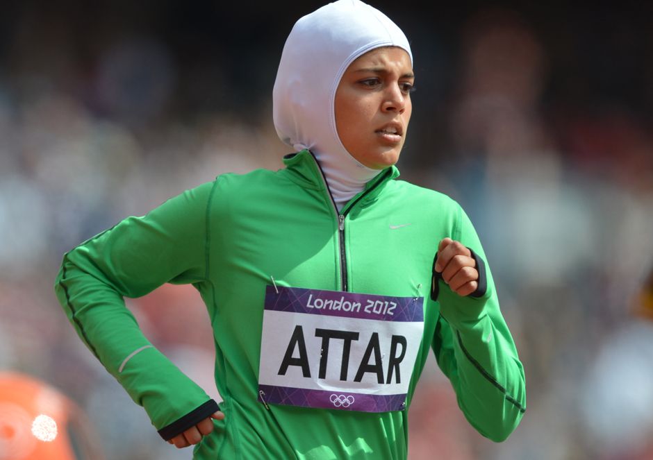 Sarah Attar becomes Saudi Arabia's first female Olympian on the track ...
