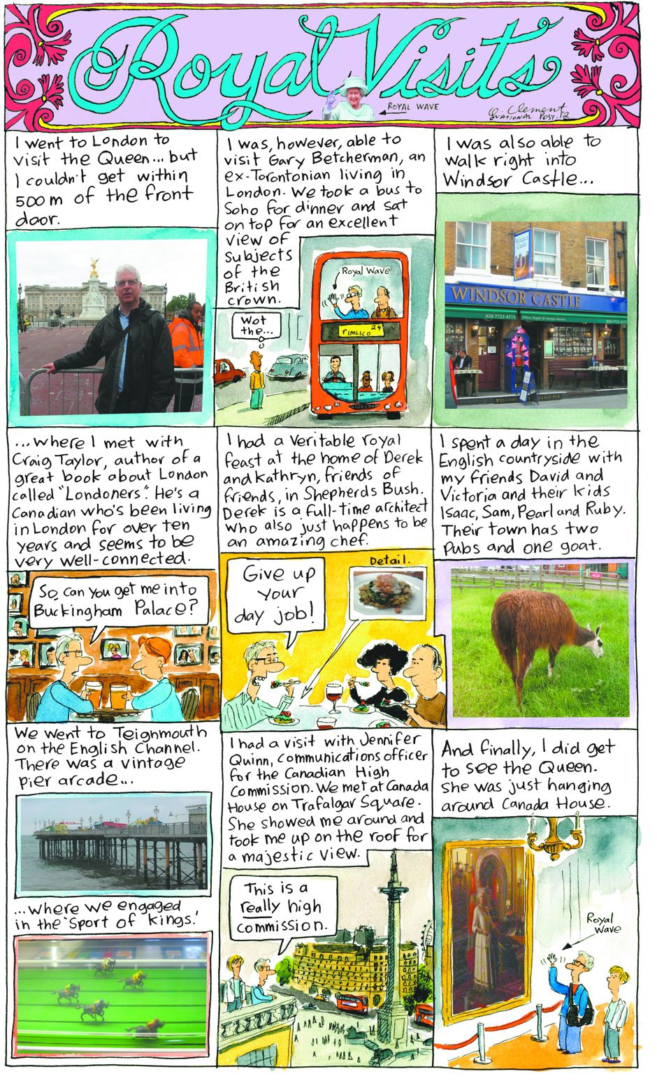 Gary Clement Does London: Royal Visits | National Post