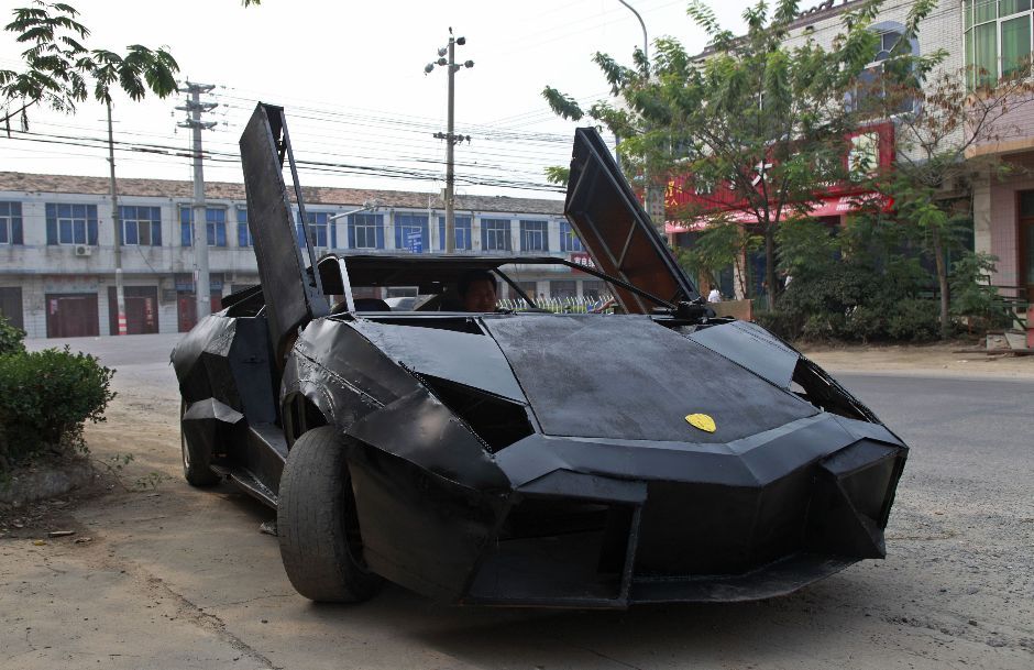 Test-driving the 'Wang-borghini': Chinese farmer creates own ...