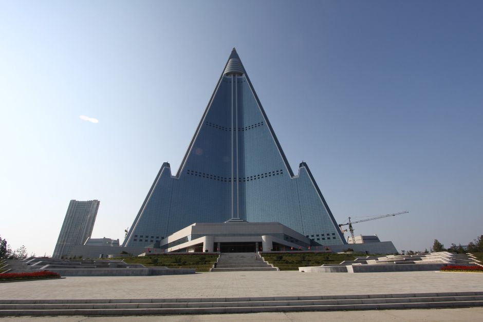 Inside the Ryugyong Hotel: North Korea's most notorious building still ...