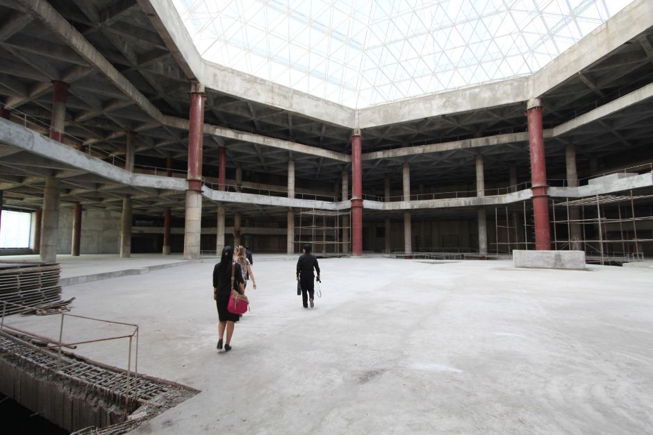 Inside the Ryugyong Hotel: North Korea's most notorious building still ...