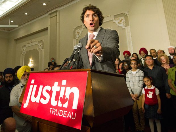 Justin Trudeau leadership bid boosts Liberals past NDP: poll | National ...