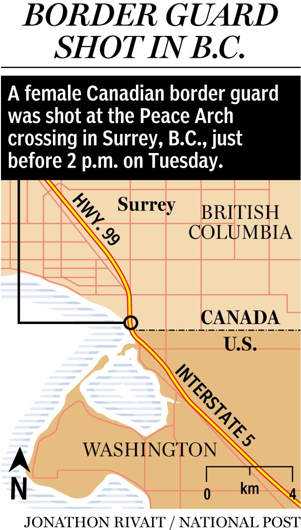Border shooting leaves CBSA agent with serious injuries, gunman dead ...