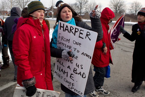 Idle No More: Stephen Harper accused of fostering hatred of natives ...