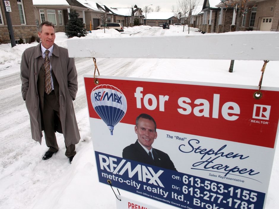 'The Real Stephen Harper': Realtor uses his famous name as an asset ...