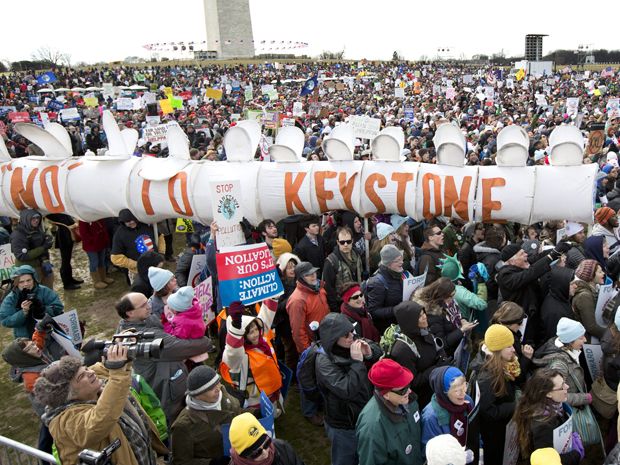 Keystone pipeline protest draws thousands in Washington | National Post