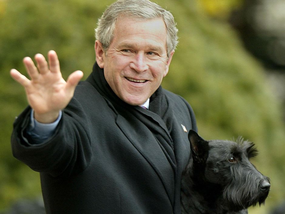 George Bush paintings: Six alleged new works published by Gawker ...