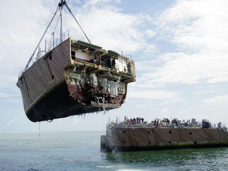 USS Guardian successfully chopped up, removed from reef | National Post