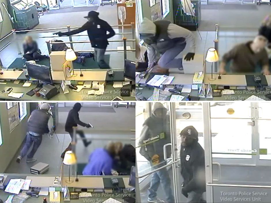 Toronto bank robbery: Police ask for public's help in nabbing men who ...
