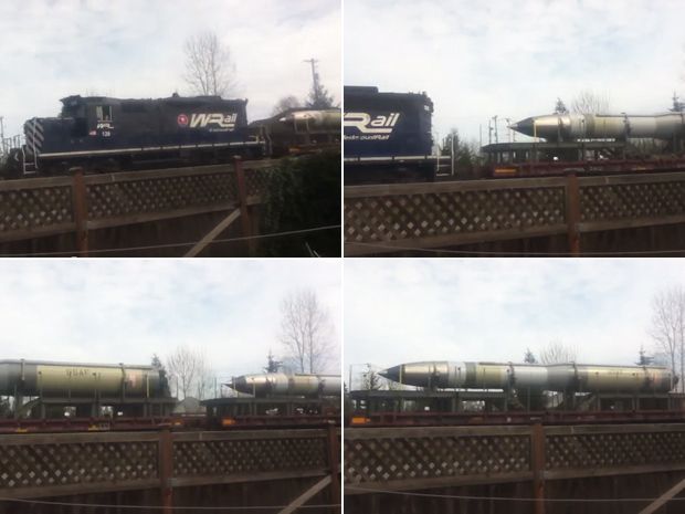 Godzilla: Missile train spotted on Vancouver Island turns out to be ...