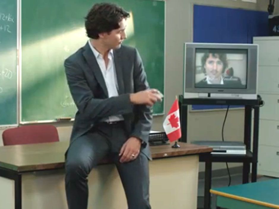 Justin Trudeau gets the job done with an upbeat, pro-teacher ad ...