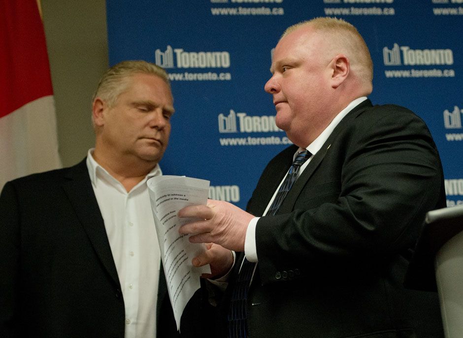 Rob Ford confirms police investigating 'threats' made against Fords ...