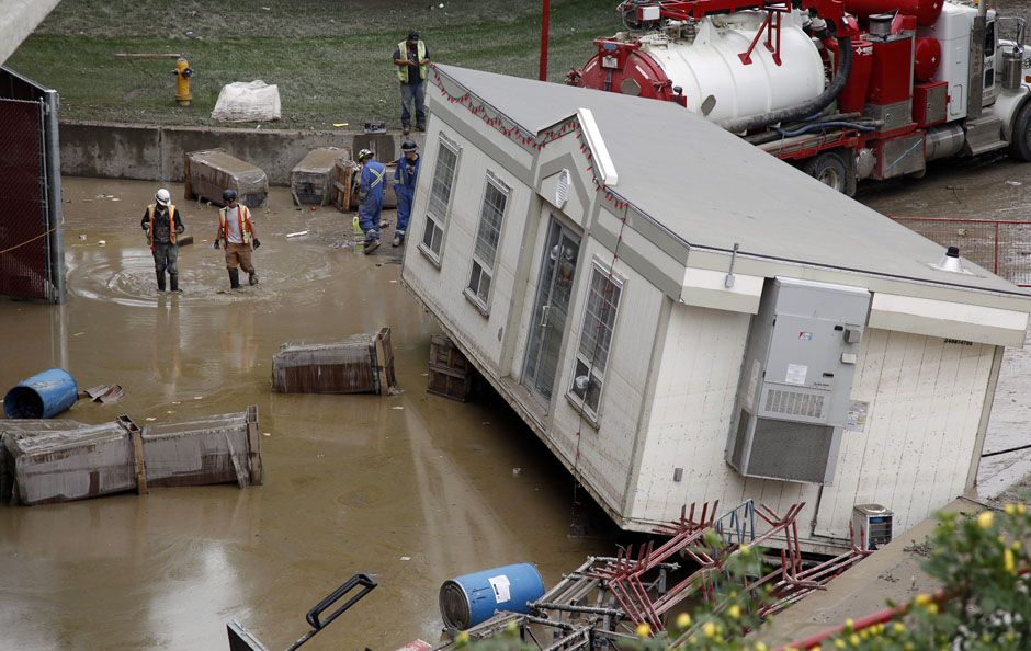 Inside the Saddledome: Photo reveal scale of damage in Calgary Flames ...
