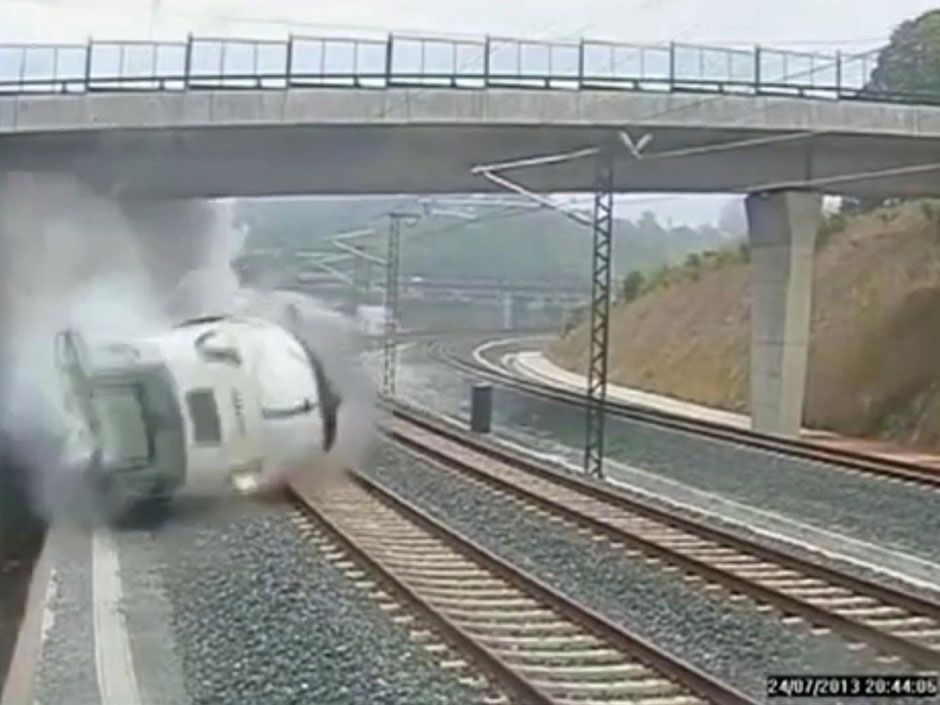 Spain train crash driver cried 'We're only human!' after train derailed ...