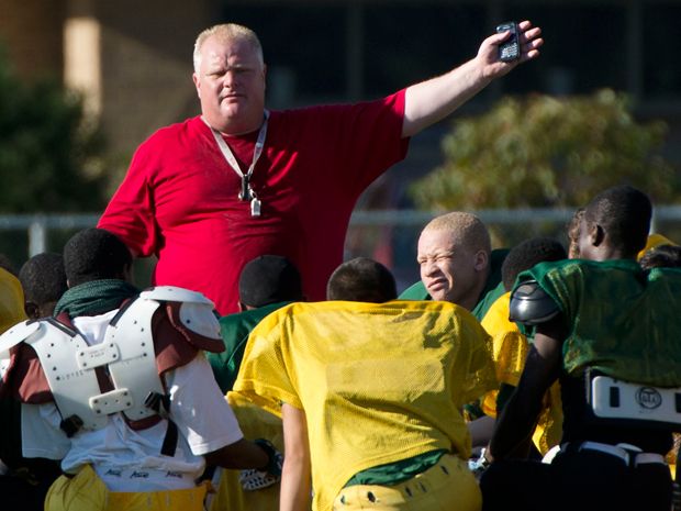 Rob Ford ‘considering’ offers to coach football months after being ...