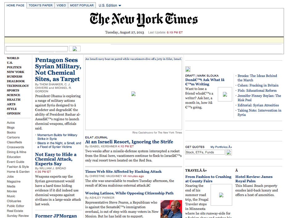 Syrian Electronic Army allegedly behind New York Times website takedown ...