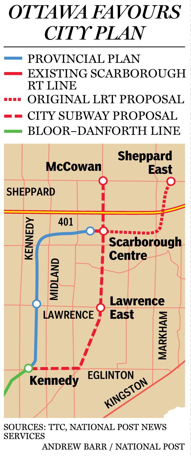 Downtown Relief Line a ‘priority’ over Scarborough subway, TTC head ...