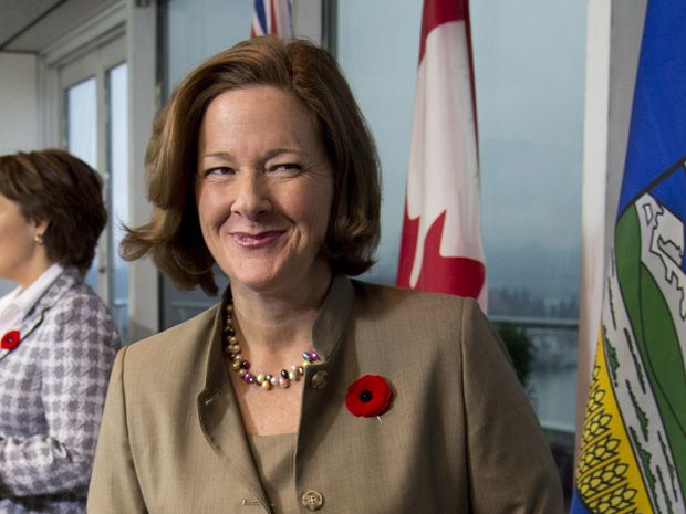 Premier Alison Redford flat-lining in polls, but Alberta PCs seem to ...