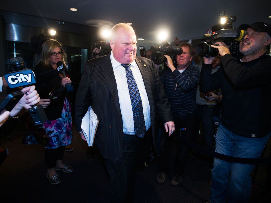 'Just don't drink as much': Rob Ford repeats he'll 'curb' drinking as ...