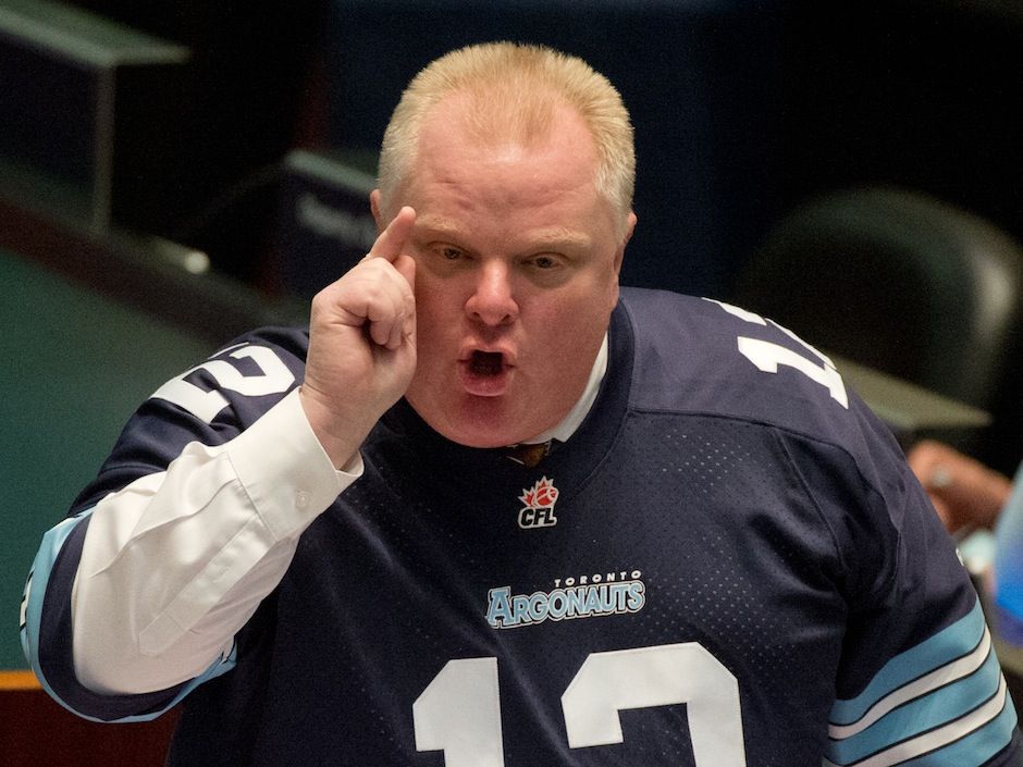 Rob Ford's comments 'disappointing' to Toronto Argonauts as mayor makes ...