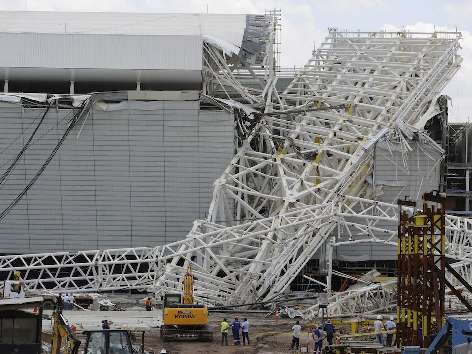Two killed in collapse at Sao Paulo stadium that will host 2014 World ...