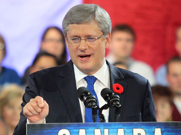 Stephen Harper speech to Conservatives hits at embattled senators ...