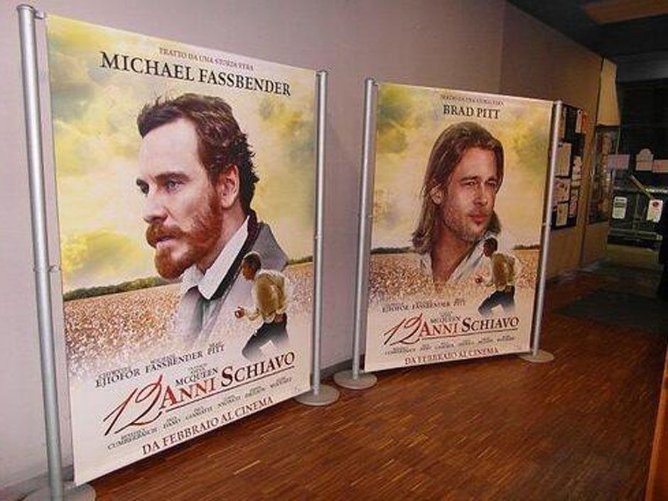Italian posters for 12 Years A Slave that focused on film's white ...