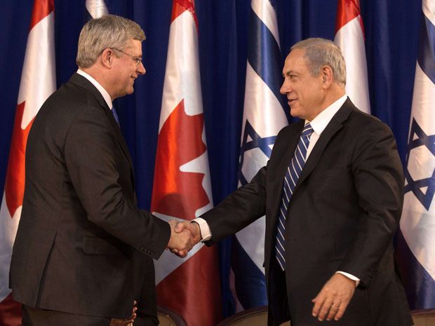 Benjamin Netanyahu welcomes Stephen Harper to Middle East: 'A great ...
