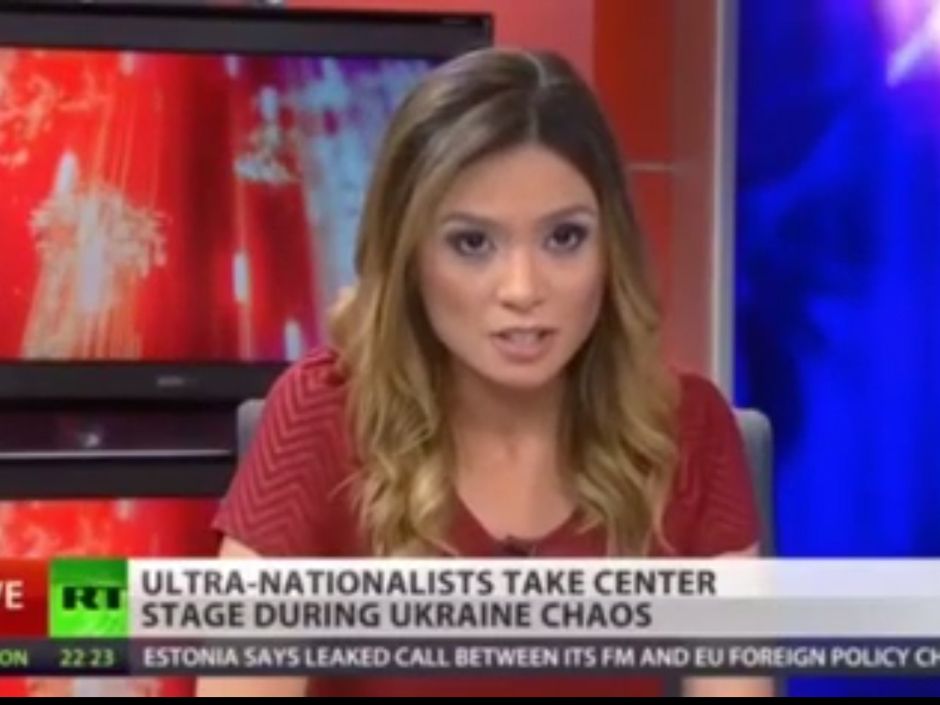 Watch as Russia Today presenter quits on live television over Moscow's ...