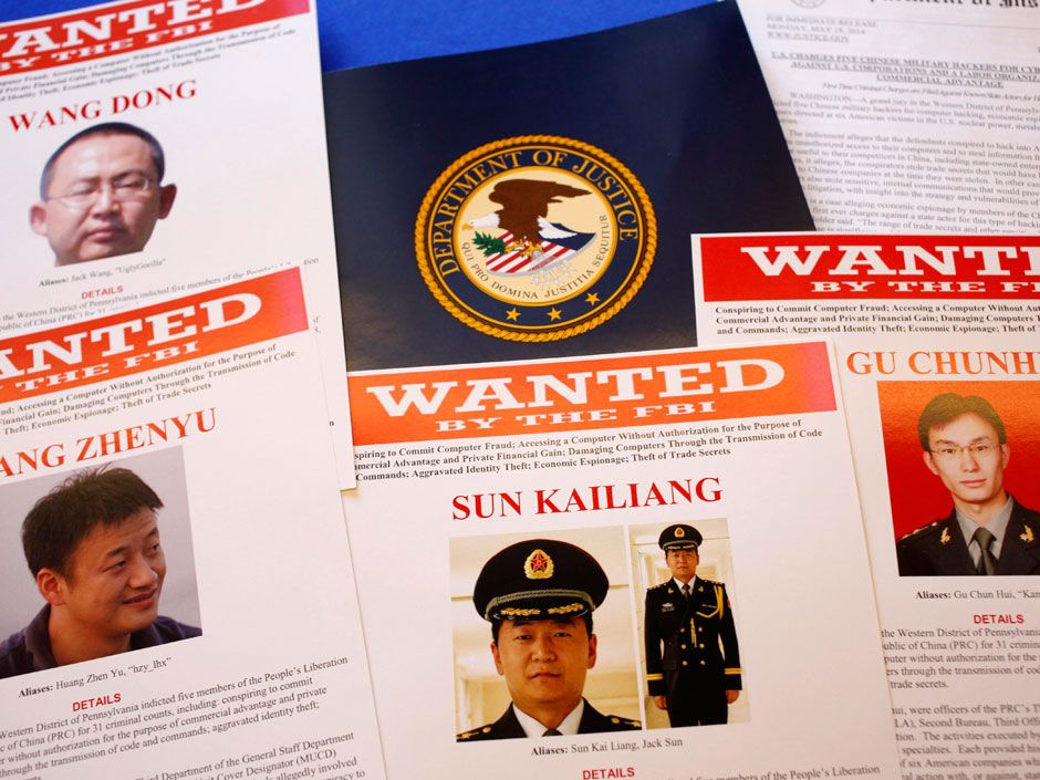 U.S. charges five Chinese army officers with cyberspying | National Post