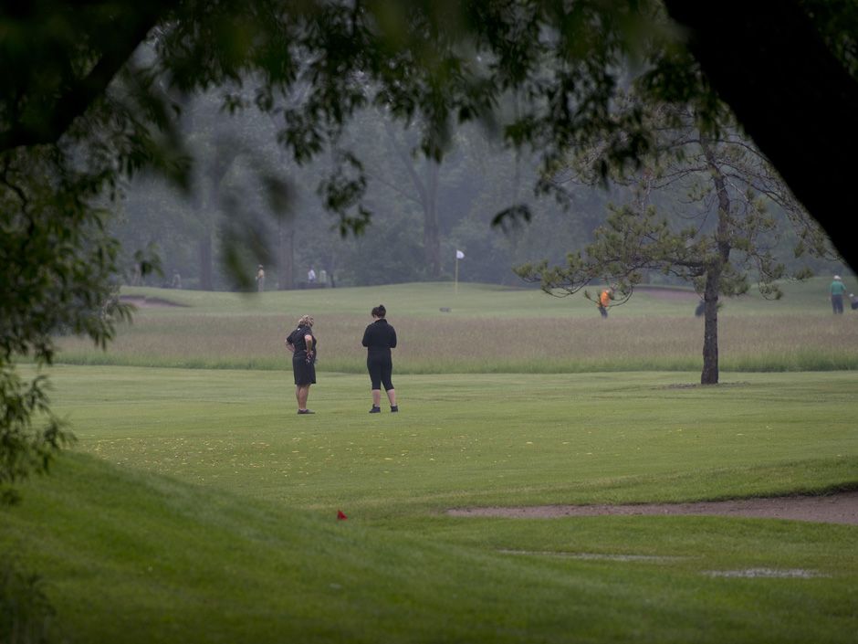 Four struck by lightning on golf course as severe storm hits Southern ...