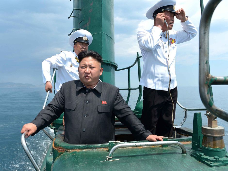Kim Jong-un tours North Korea’s prize submarine — a rusty ship the ...