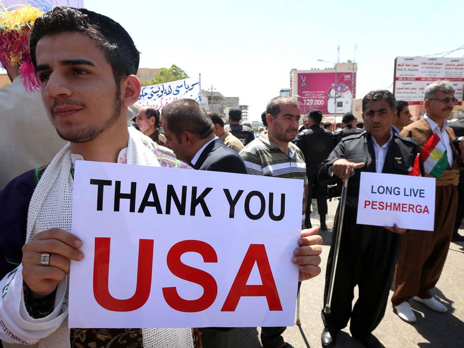 U.S. now directly providing arms to embattled Kurdish forces to fight ...