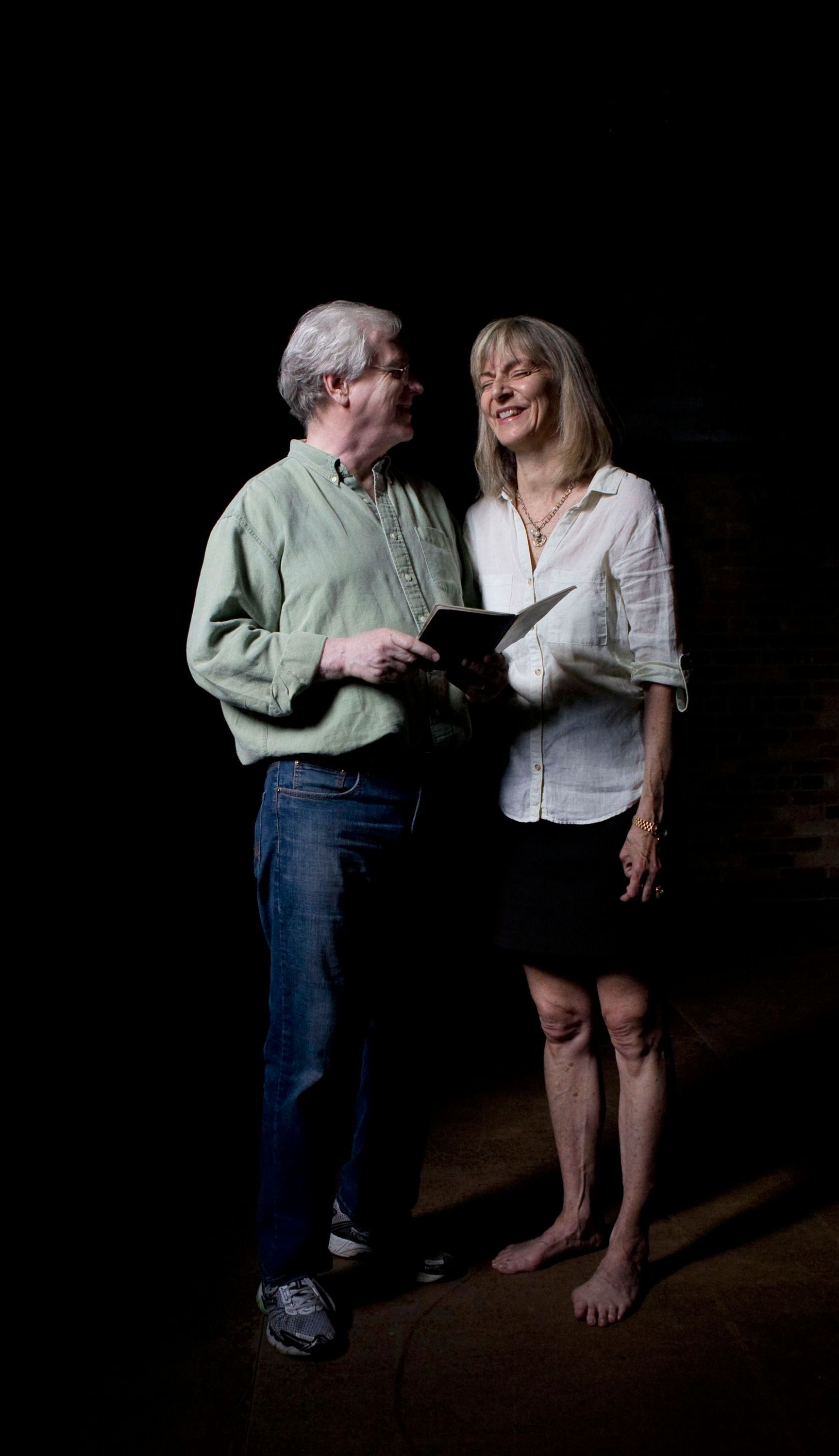 Joseph Ziegler & Nancy Palk have been rehearsing their roles as a ...