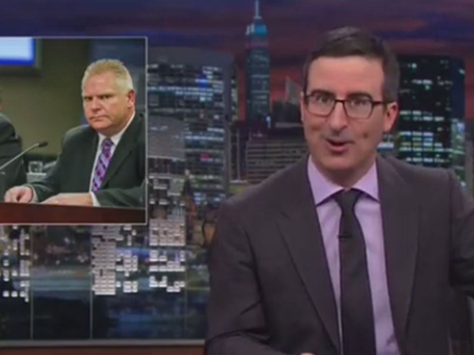 John Oliver begs Toronto to elect Doug Ford, so the rest of the world ...