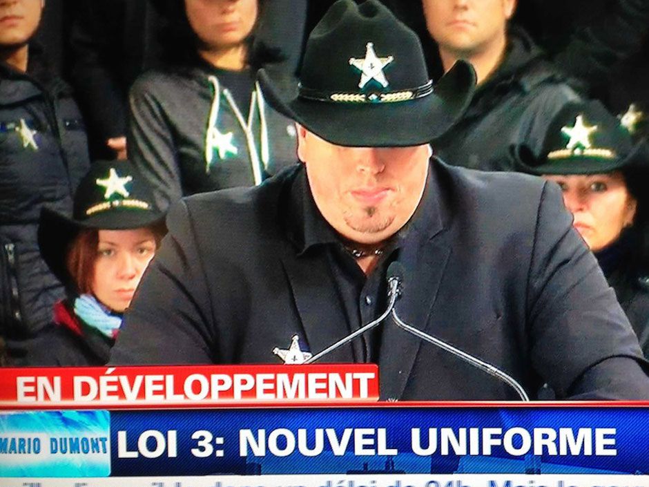 Quebec cops' new uniform is straight from the Wild West as conflict ...