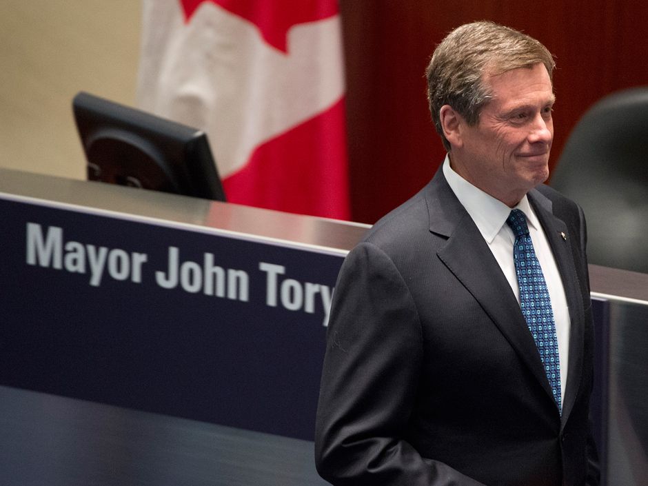 New Toronto mayor John Tory pledges ‘open door and an open mind’ at ...