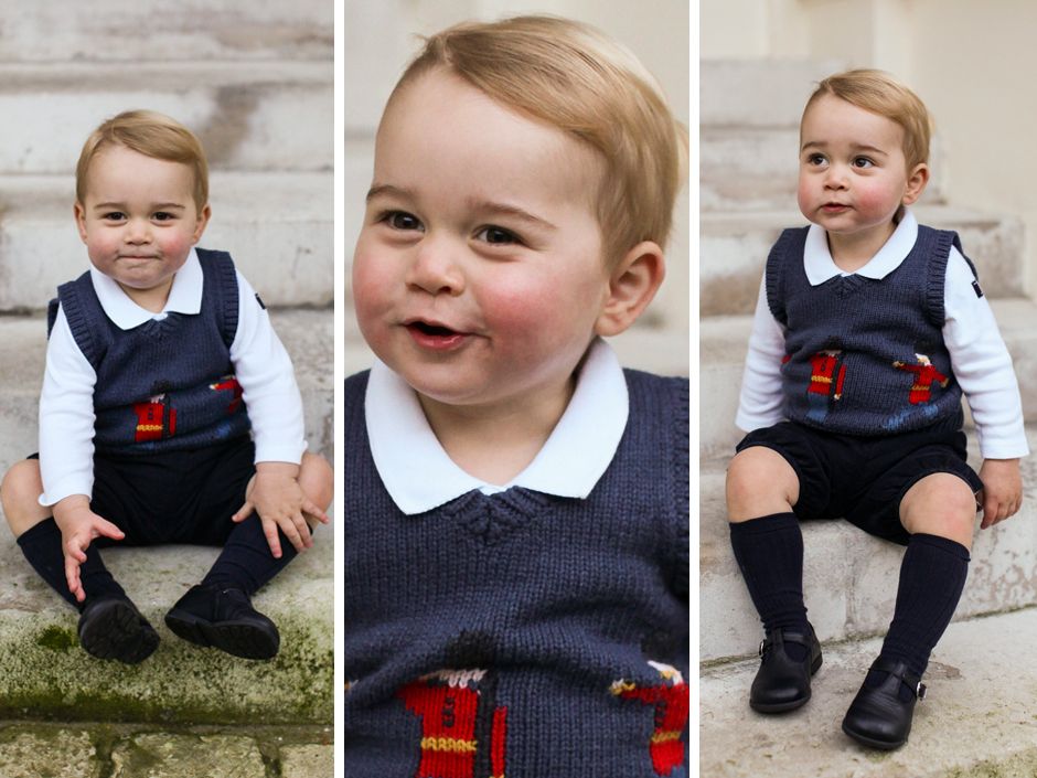 New Prince George photos released by Kate Middleton and Prince William ...